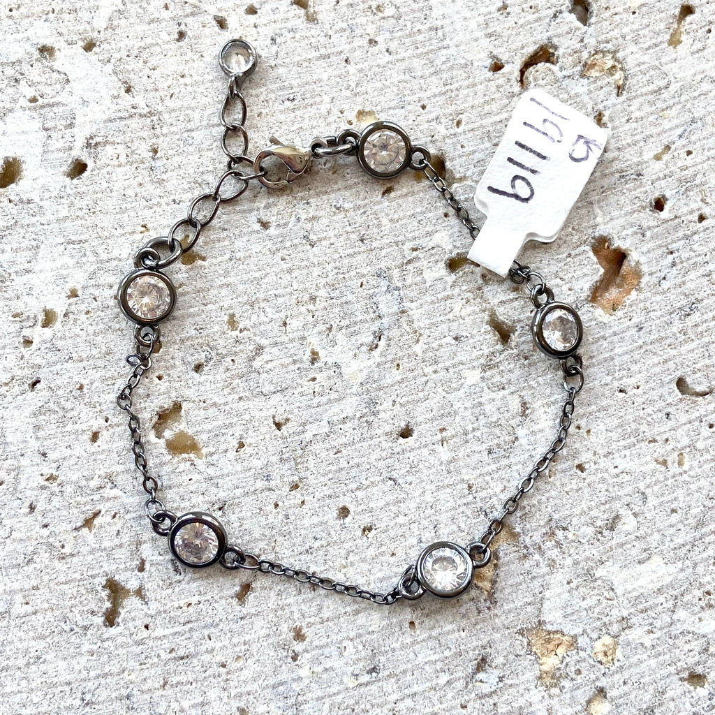 Crystal single bracelet boutique salon layer simple Jewerly – VB&Co ...