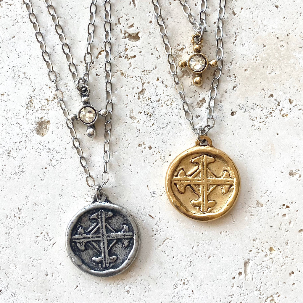 Serenity cross necklace religious Julio jewelry prayer – VB&Co. Designs ...